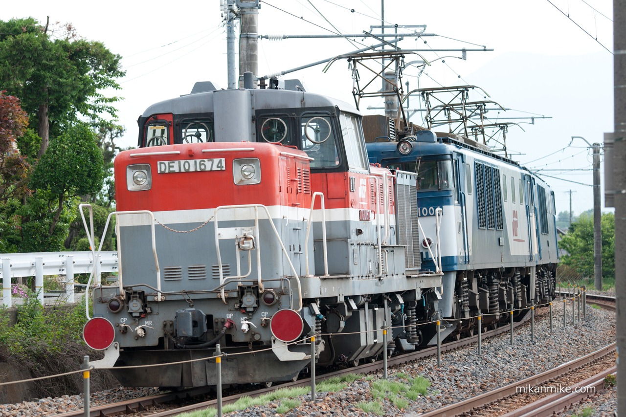 今週の【8560レ】EF64-1016+EF64-1004+"DE10 1674"（2012/6/18） | mikanmike ～てすとぶろぐ～