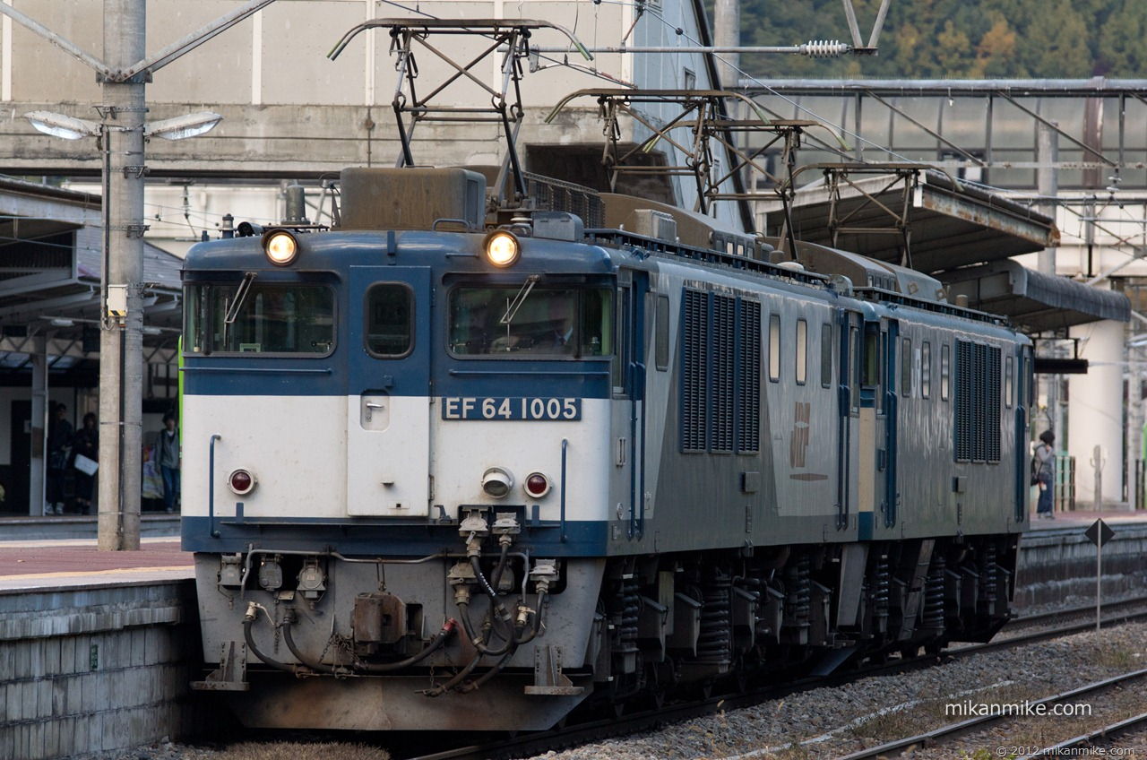 今週の【8560レ】EF64-1005+EF64-1040（2012/10/29） | mikanmike ～てすとぶろぐ～