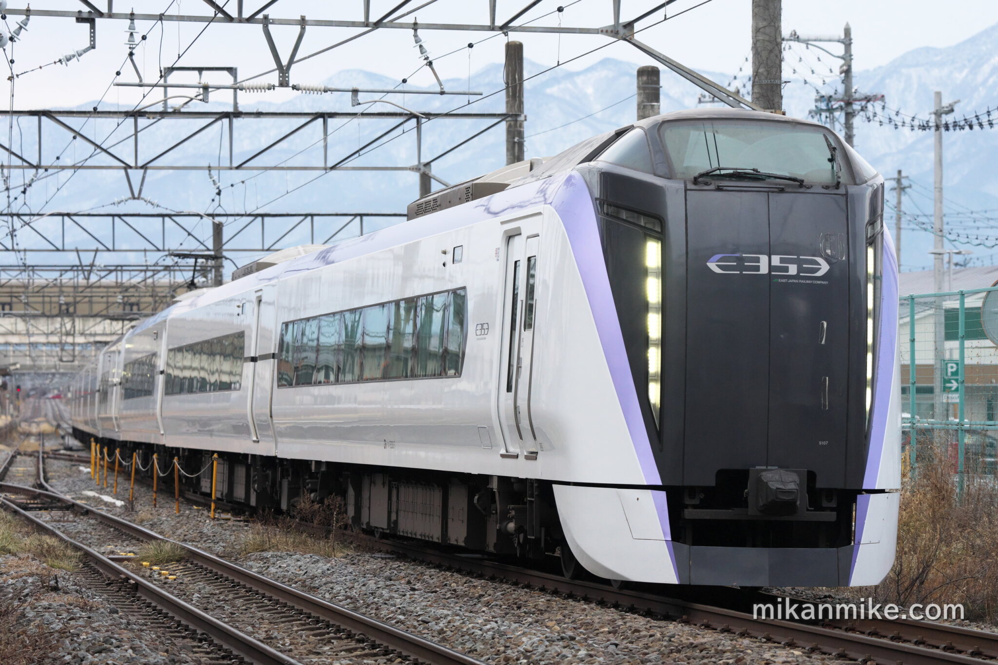 E353系S107編成 長野総合車両センターへ入場回送（2026/1/7） | mikanmike ～てすとぶろぐ～
